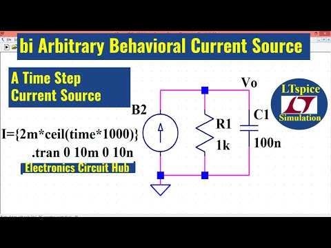 Arbitrary Behavioral Current Source (ABCS) in LTSpice | Simulation Explained