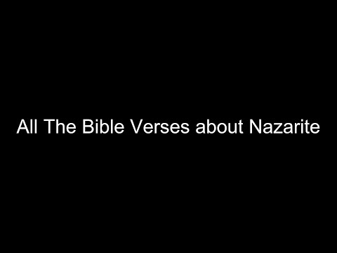 What does the Bible Say About Nazarite - All the Bible Verses About Nazarite