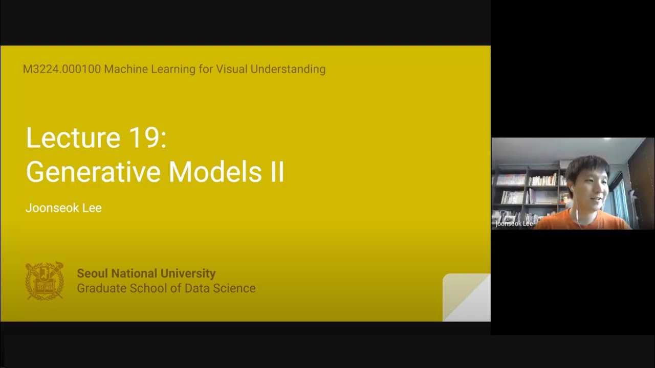 Lecture 19-2. Generative Models II
