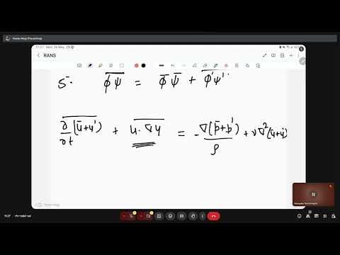 Lecture 1: Derivation of the Reynolds-Averaged Navier–Stokes (RANS) Equations