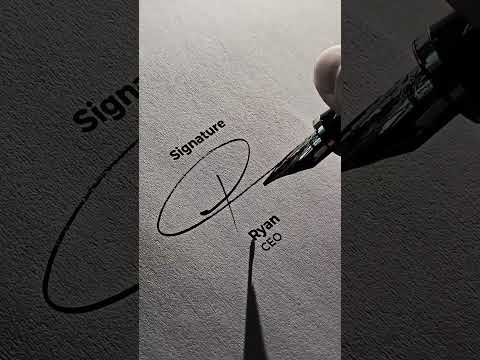 How To Design Your Own Amazing Signature | Name: Ryan