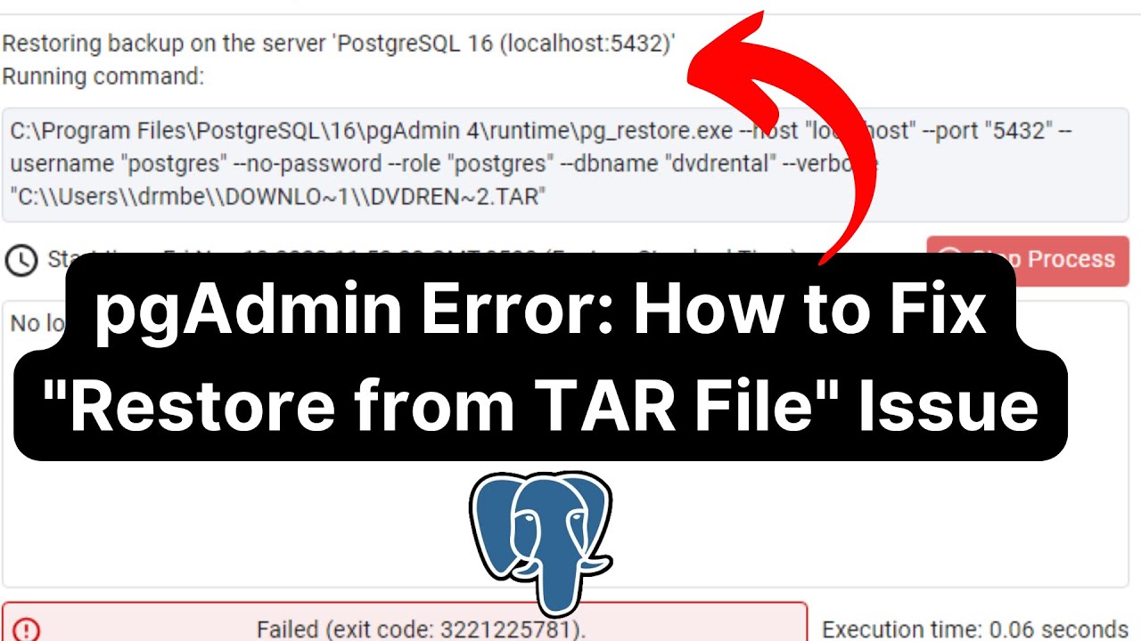 pgAdmin Error: How to Fix 