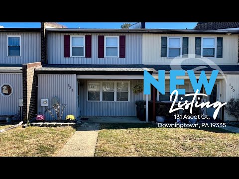New Listing - 131 Ascot Ct, Downingtown, PA 19335