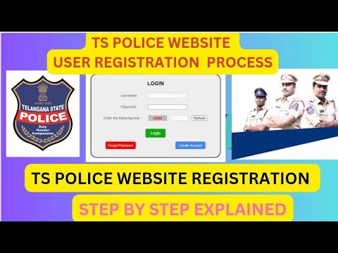 How to register in telangana police website to give complaint|registration procedure