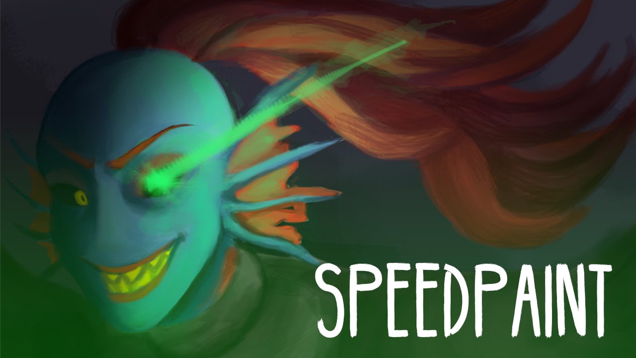 [Photoshop]] Undyne the Undying Speedpaint