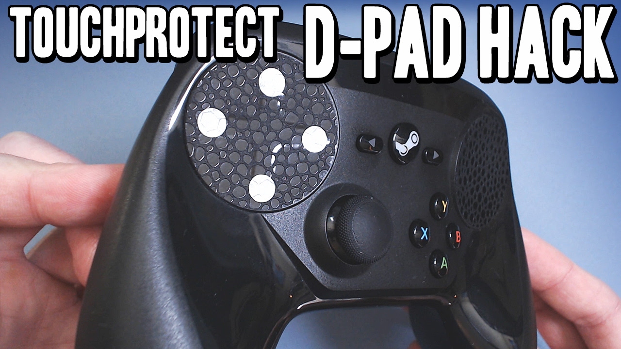 Steam Controller - D-pad Hack DIY - TouchProtect Vinyl Stickers