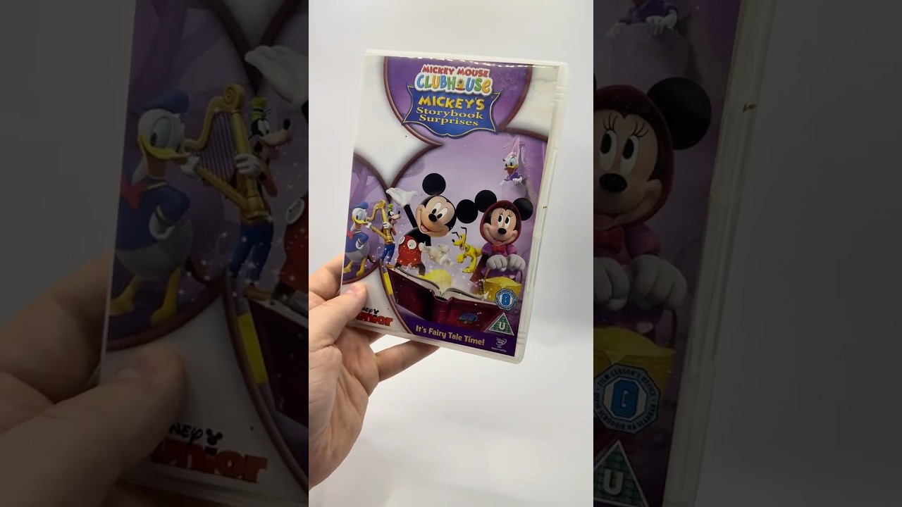 Mickey Mouse Club House Mickey’s Story Book Surprises DVD #mickeymouse #disney #disneyland #unboxing