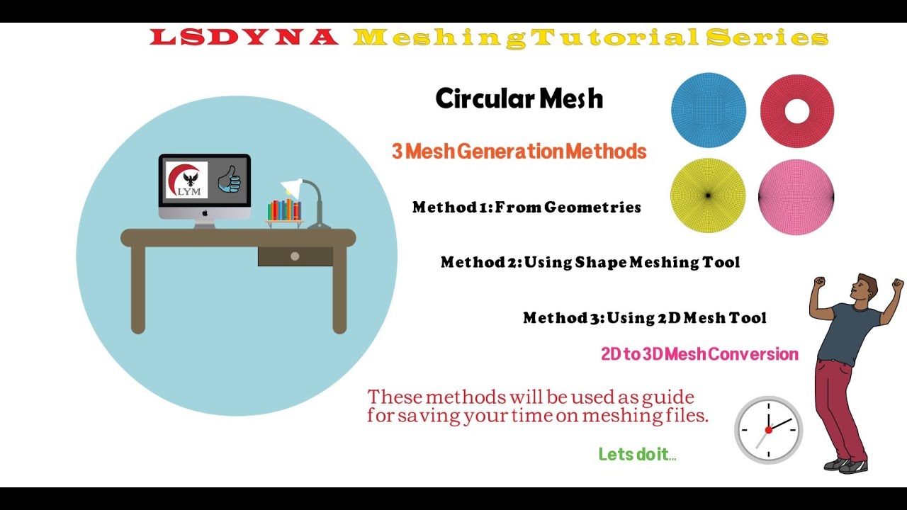 LS-DYNA Tutorial 3: Meshing Introduction (Method 2)
