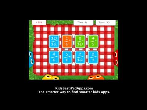iPad Apps for Kids: Squeebles Fractions