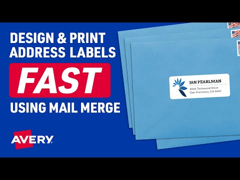 How-To Create Address Labels Fast with Mail Merge