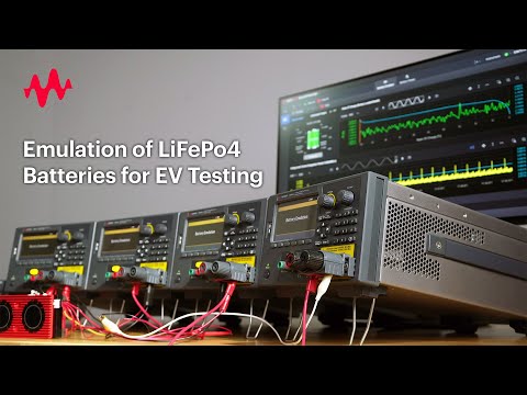 Emulation of LiFePo4 Batteries for EV Testing