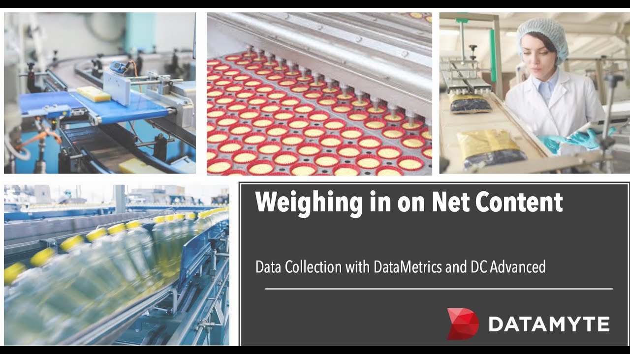 DATAMYTE effectively manages Net Content & Lot Analysis