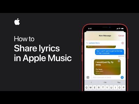 How to share lyrics in Apple Music on iPhone, iPad, and iPod touch — Apple Support