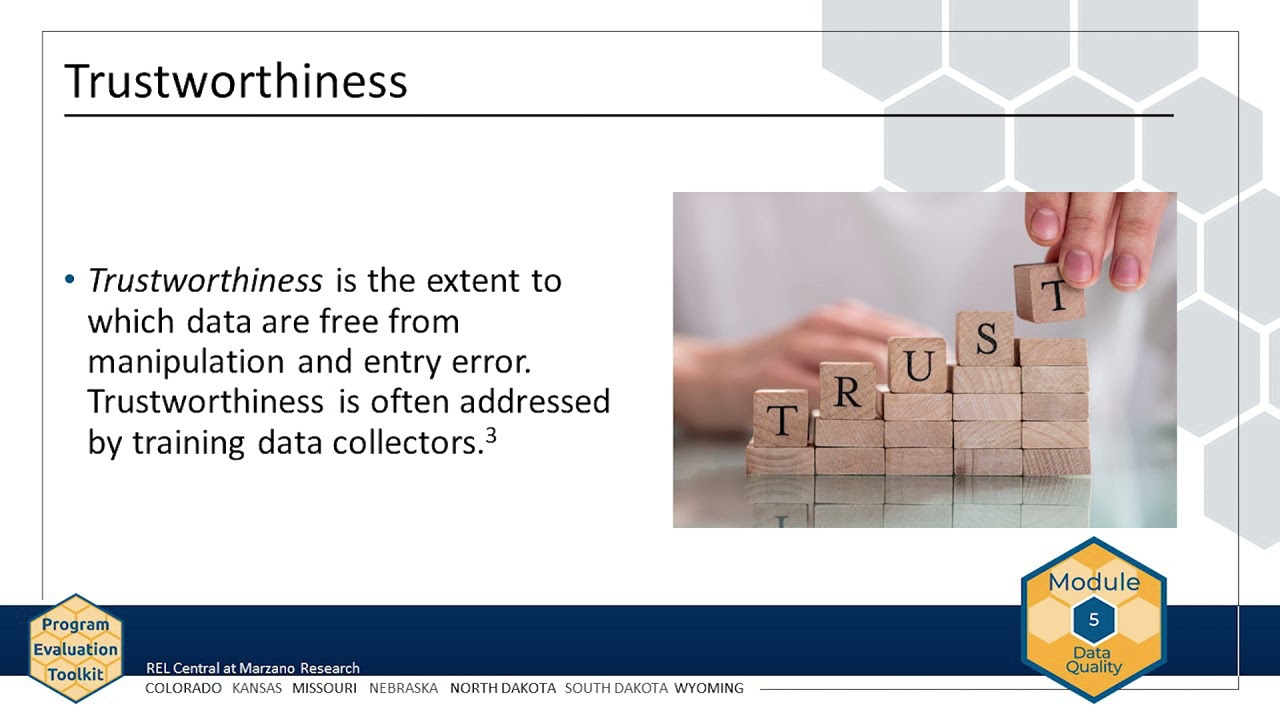 Module 5, Chapter 2: Data Quality Considerations (REL Central)