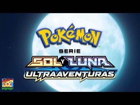 "Bajo la luna de Alola" - OPENING 21 - Serie Pokémon Sol y Luna: ULTRAAVENTURAS [Castellano]