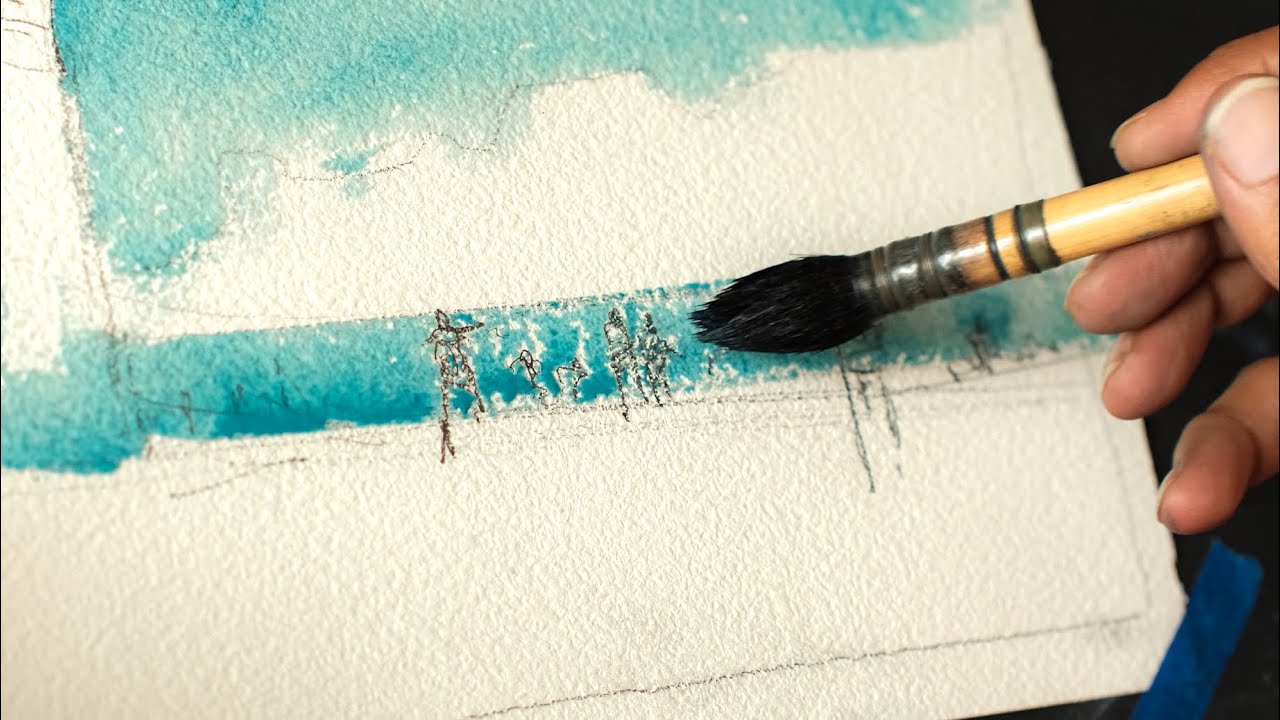 I Stopped Painting Details… And Everything Changed | Watercolor Tutorial
