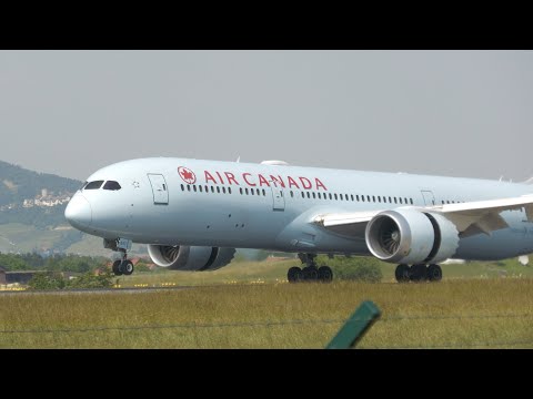 Plane spotting at Zurich airport [36 aircrafts in 14 minutes]