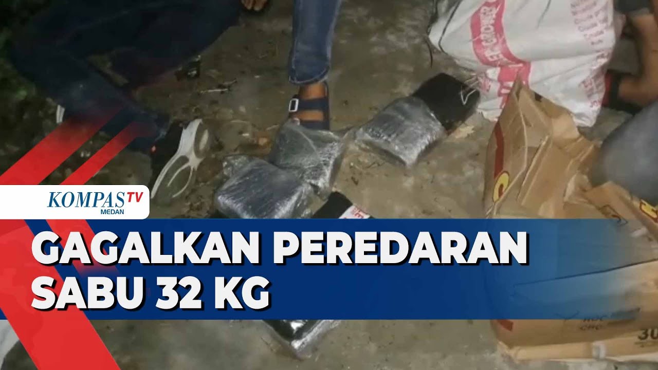 Satresnarkoba Polrestabes Medan Gagalkan Peredaran 32 Kilogram Sabu