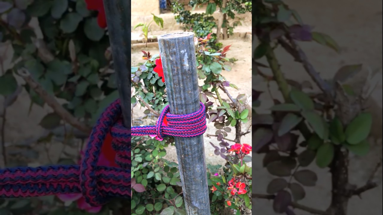Lashing knots method/#howto#rope#knotting 👍