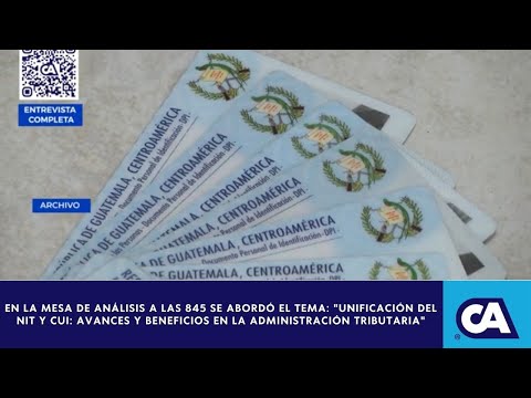 Unificación del NIT y CUI Entrevista a Armando Pokus