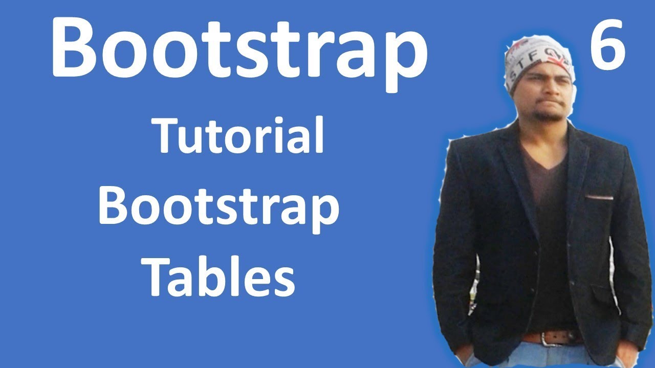 Bootstrap tutorial for beginners #6 Tables in Bootstrap