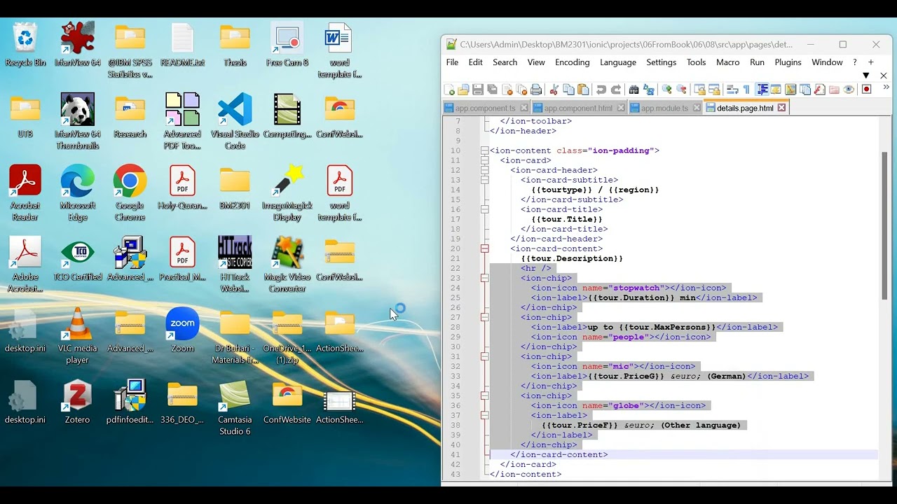 Chapter 6: Ionic: Checkbox, Chip, Date & Time Picker, FABs, Grid, Icons, Images, Input, List, Menu