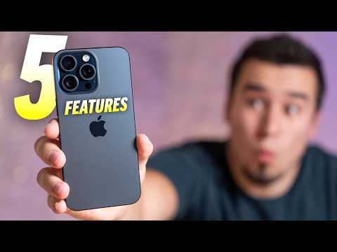 iPhone 15 Pro Max - Top 5 Features!