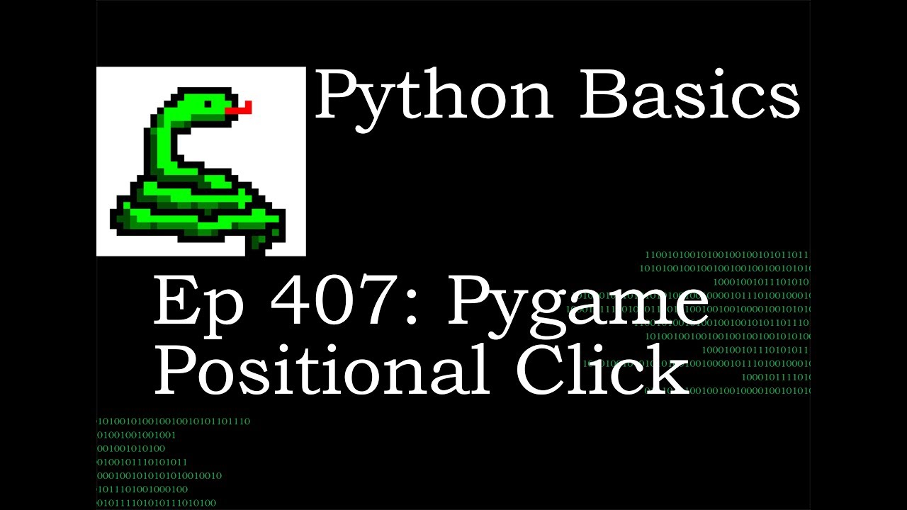 Python Basics Pygame Mouse Down Specific Position