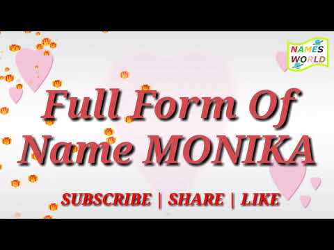 Full Form, Meaning and Lucky Number of Name MONIKA