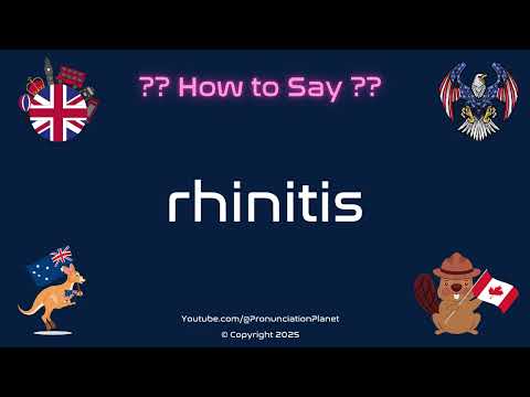 🤧🌬️ How to Pronounce rhinitis? (CORRECTLY) | Pronunciation Planet