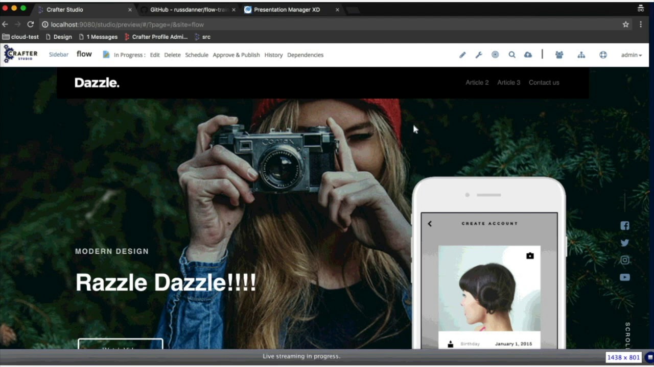 DevContentOps with Crafter CMS | Code Forward, Content Back (tm)