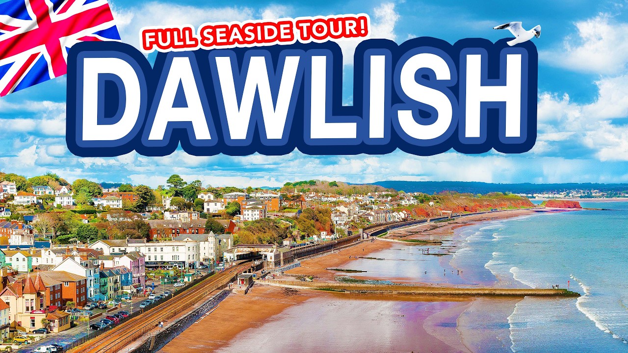 DAWLISH DEVON - A Full Tour of Seaside Holiday Town Dawlish Town and Beach