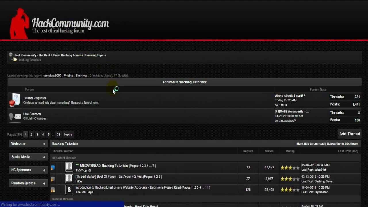 HackCommunity- The Best Ethical Hacking Forum