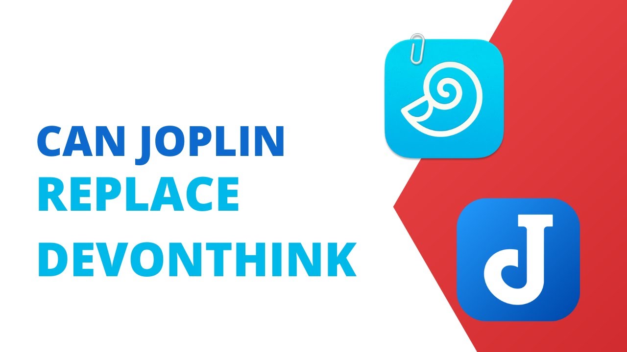Can Joplin Replace DEVONthink?