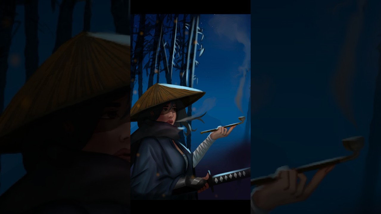 Attempting my first OC - female samurai #digitalart #art #digitalillustration #originalcharacter