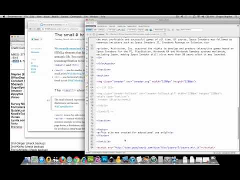 (10/36) Adding small Content to Footer