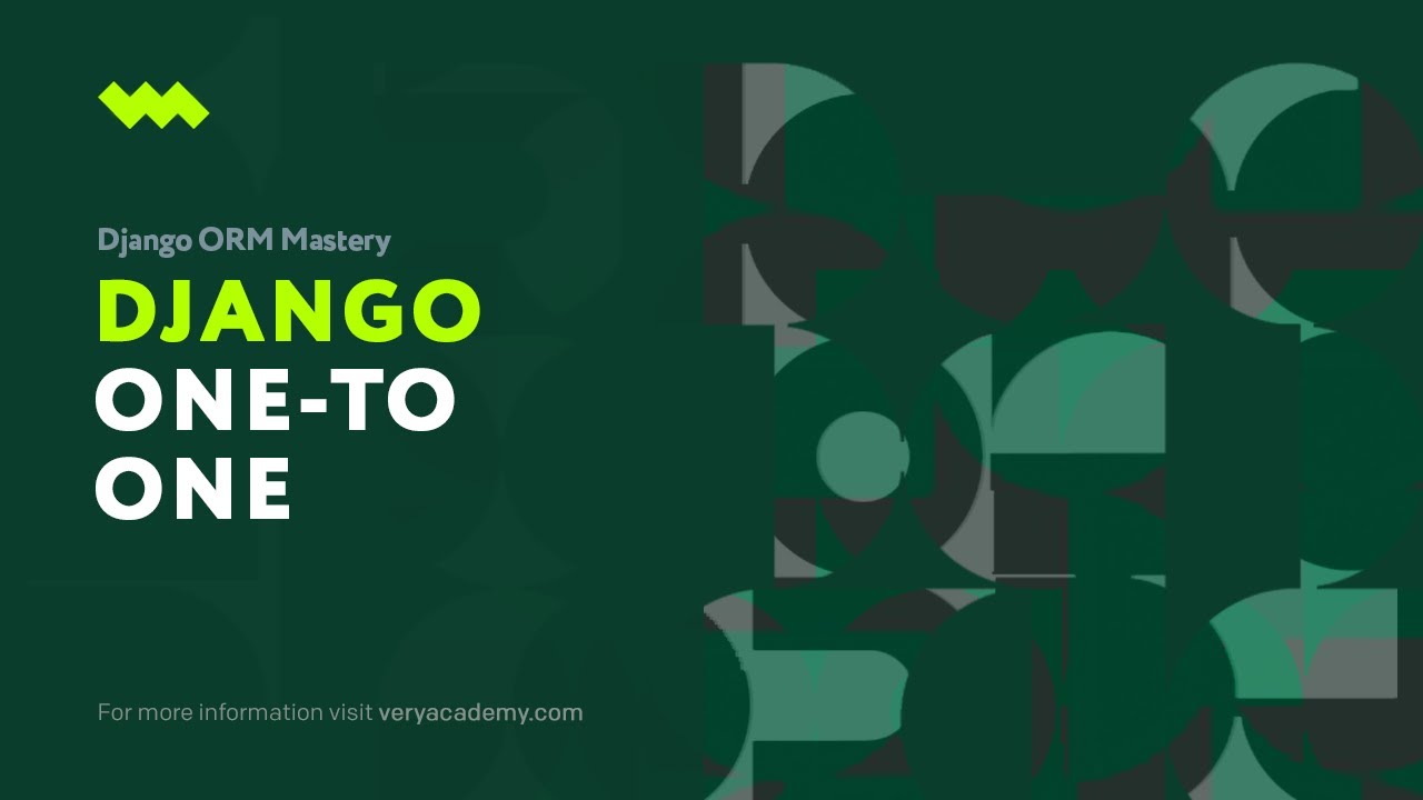 Creating one-to-one relationship | Django ORM Model Essentials