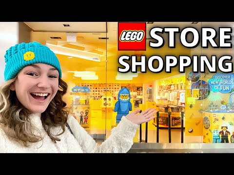 LEGO Store RELEASE DAY Shopping Vlog!