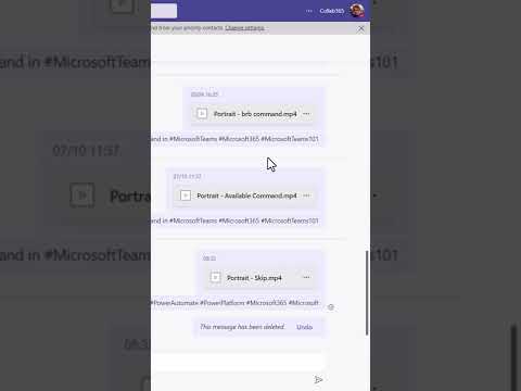 How to delete a message in #MicrosoftTeams #Microsoft365 #MicrosoftTeams101