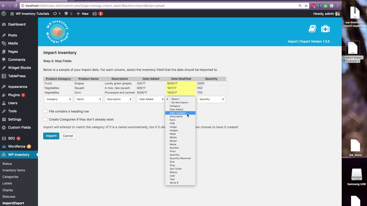 WPIM Tutorial: Import and Export
