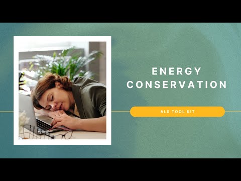 Energy Conservation | ALS Tool Kit