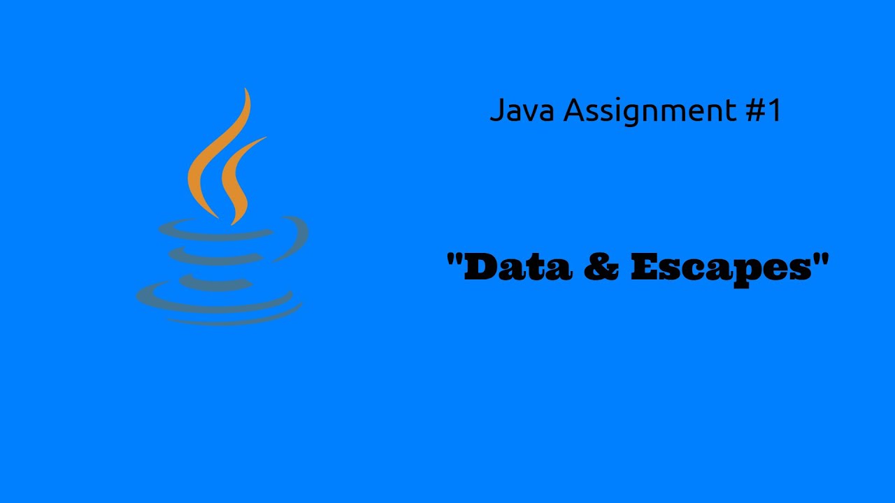 Java - Assignment 1: 