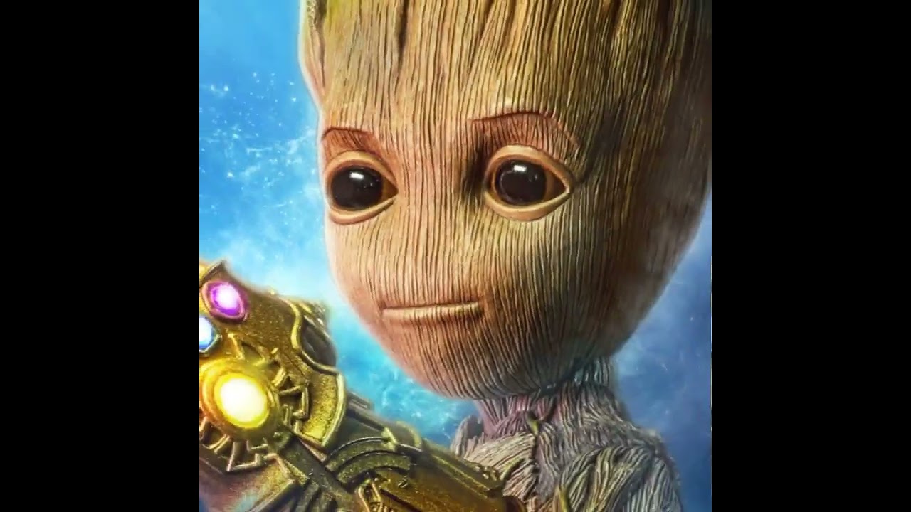 GROOT BEST 4K WALLPAPER // #shorts #mcu #marvel