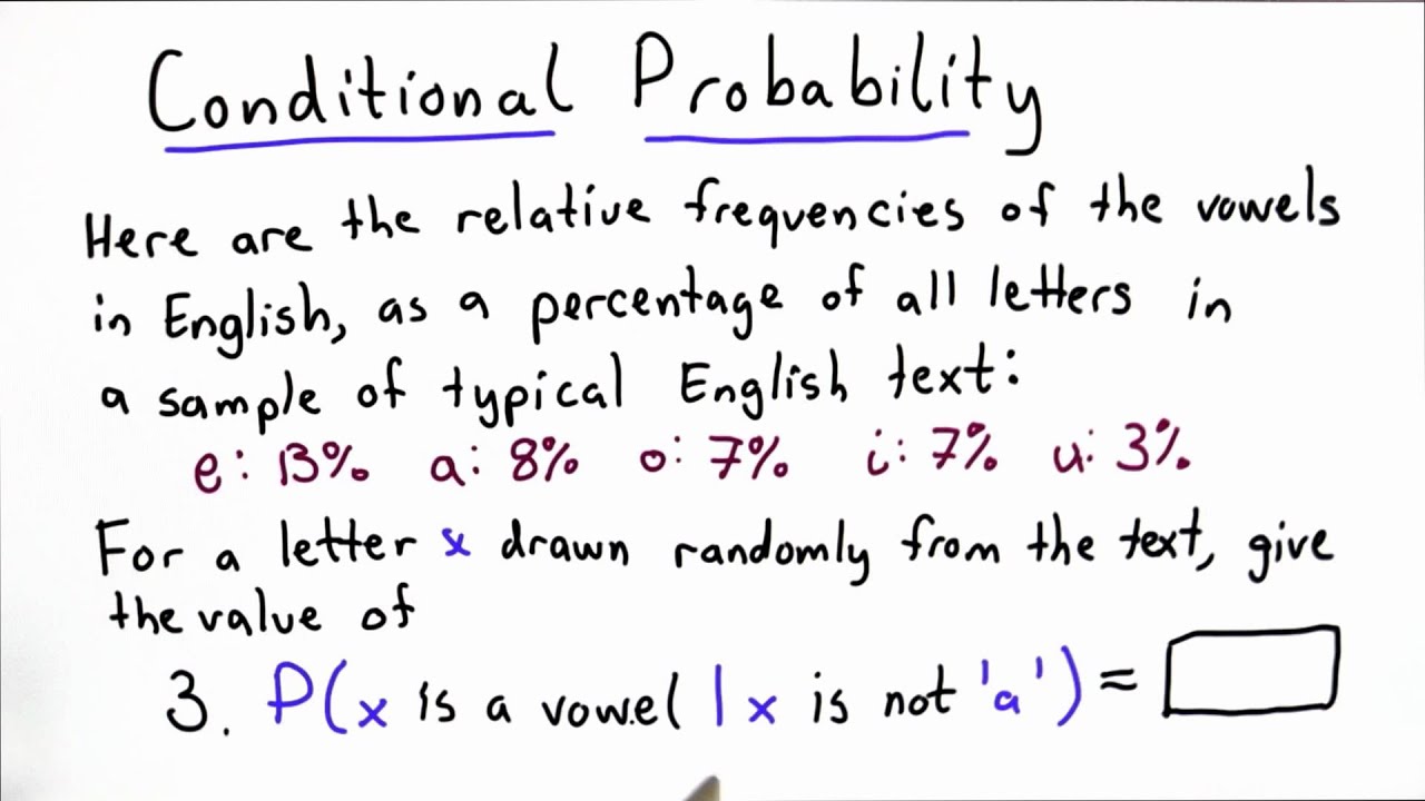 Conditional Probability 3 - Applied Cryptography