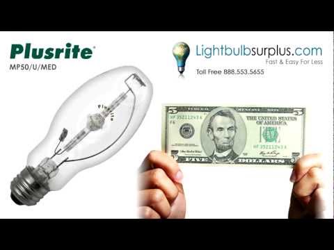 Plusrite MP50/U/MED 50W Metal Halide Light Bulb Coupon Code