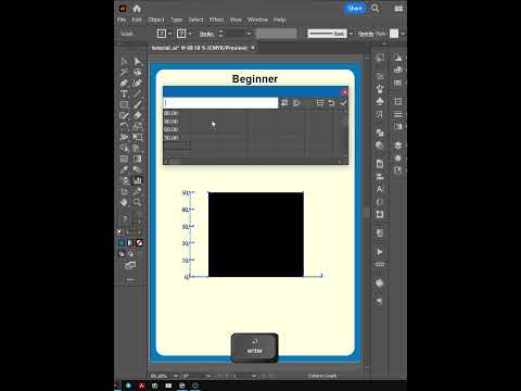 Column Graph Tool in Adobe Illustrator l l Tutorial. #shorts #yutubechannel #foryou #design