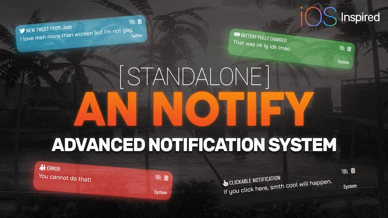 AN Notify | Advanced Notification System [PAID] - FiveM Releases - Cfx.re Community