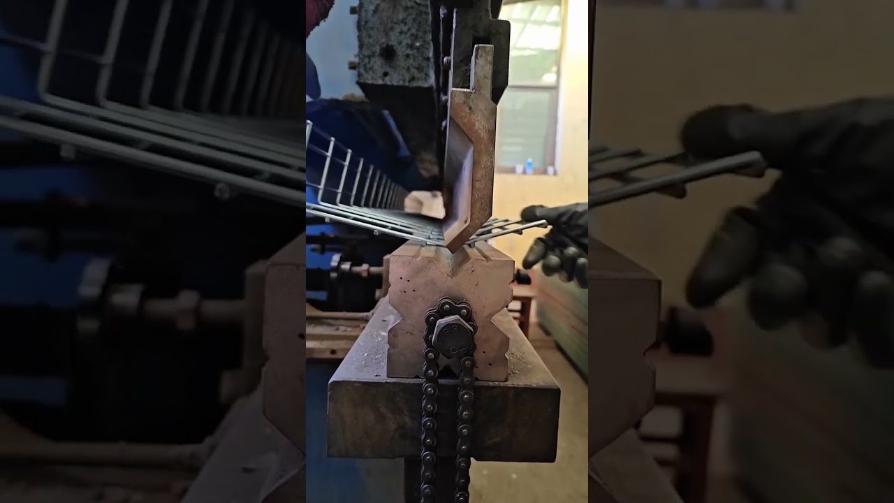Grid bridge bending process- Goodtools and machinery make work easy