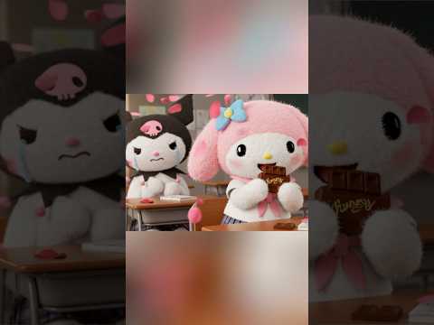 Kuromi: Why I have no gift in Valentine’s Day?🥹 #ai #kuromi #mymelody #valentinesday #animation