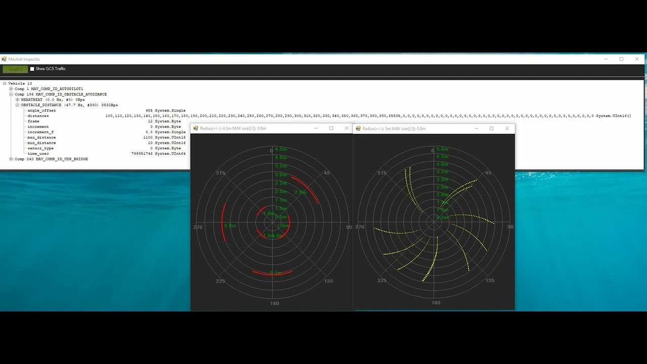 MP MAVLink inspector garbage distances simulating lidar - Mission ...